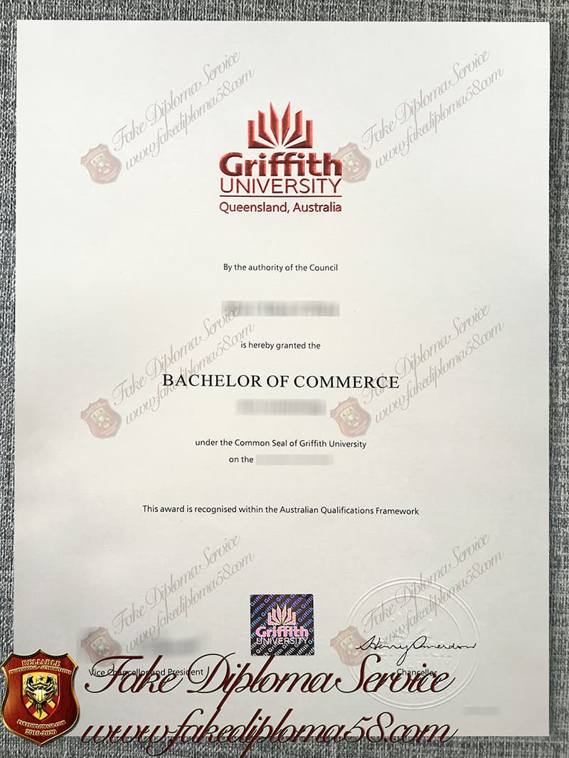 Get the Griffith University Diploma, Copy Griffith University Degree