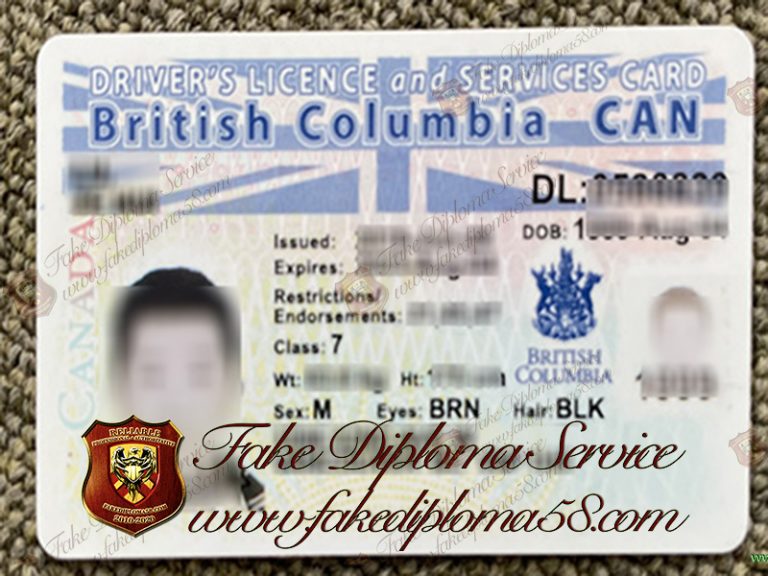 purchase British Columbia driver license - Buy fake diploma, buy fake degree certificate.